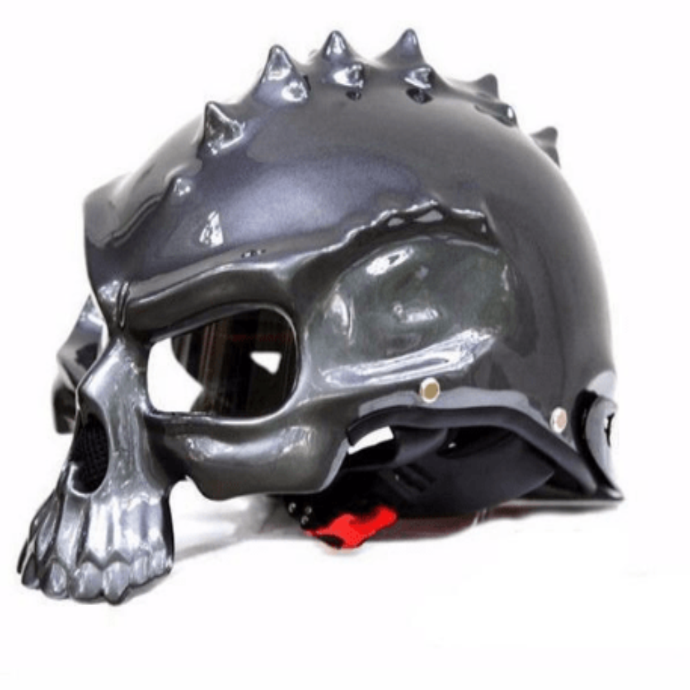 Unique Retro Designer Skull Limited Edition Motorcycle Bike Helmet ...